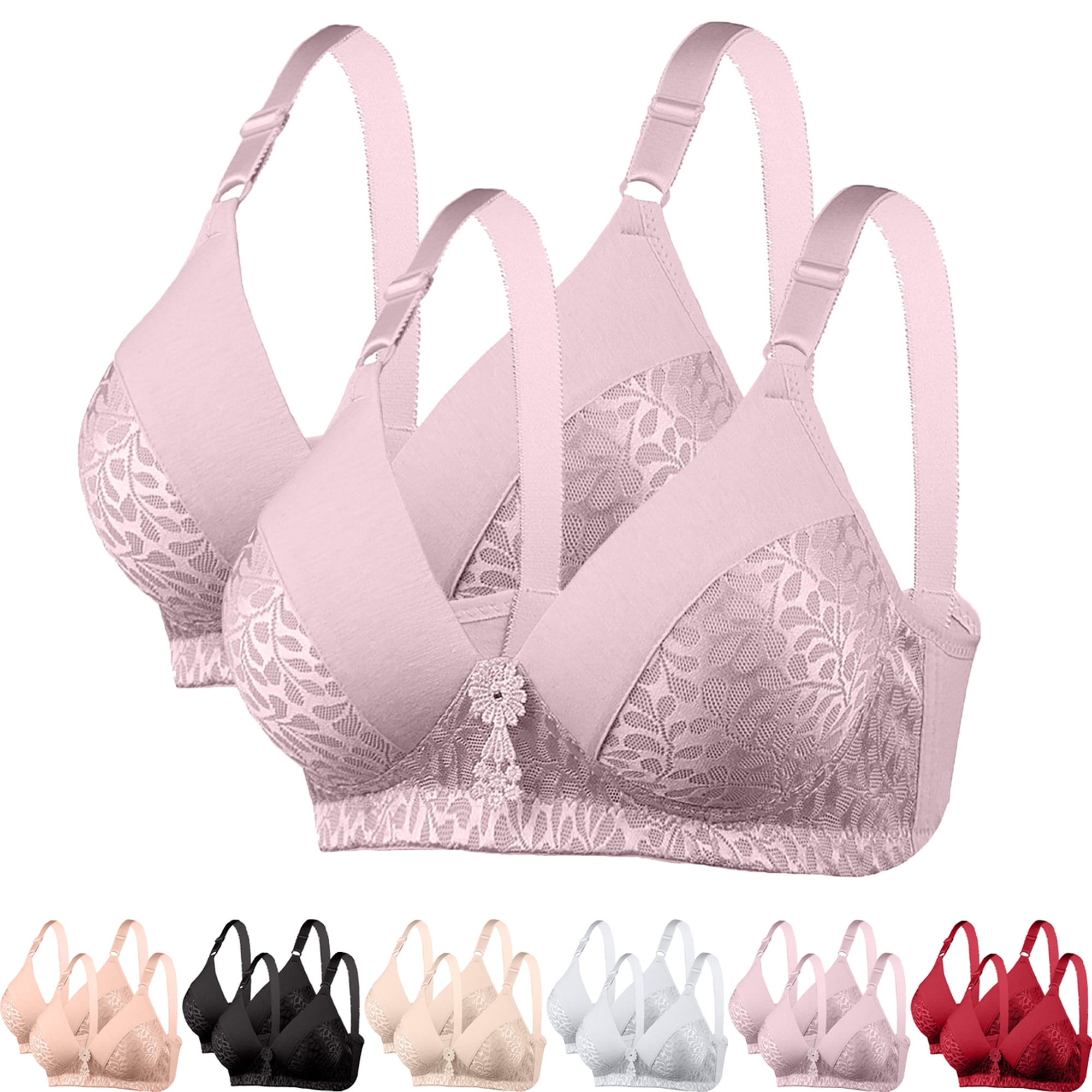 2pcs Bras for Women Bamboo Fiber Bras Women Eco Friendly Breathable ...