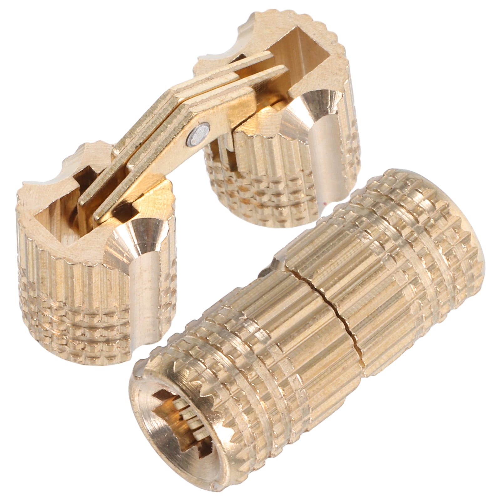 2pcs Brass Hinges Hidden Invisible Concealed Hinges for Cabinet Doors ...