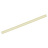2pcs Brass Rods 1/8" x 10" Brass Solid Round Stock Lathe Bar for Knife ...