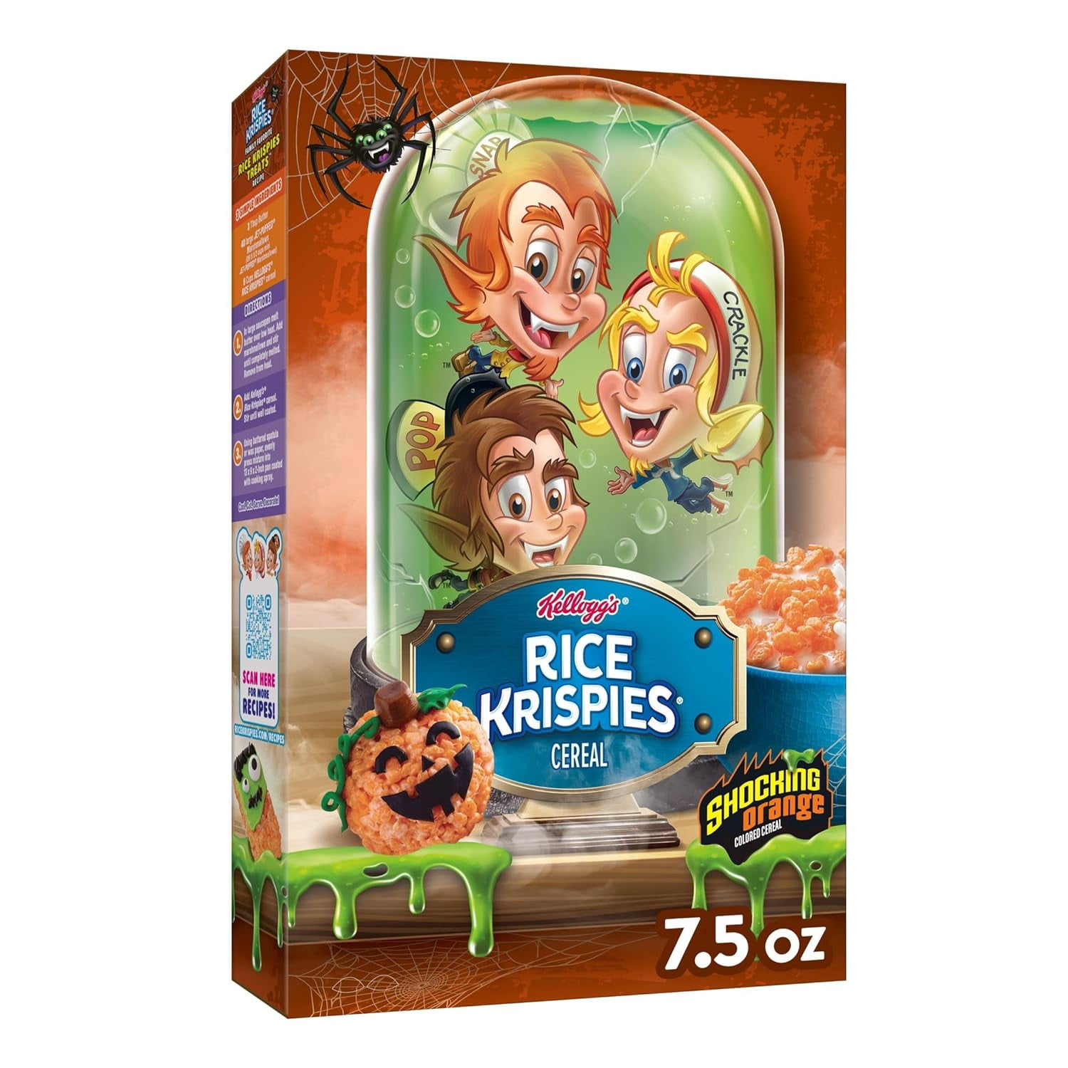 2pcs Breakfast Cereal, Pack, Original with Shocking Orange Color, 7.5oz ...