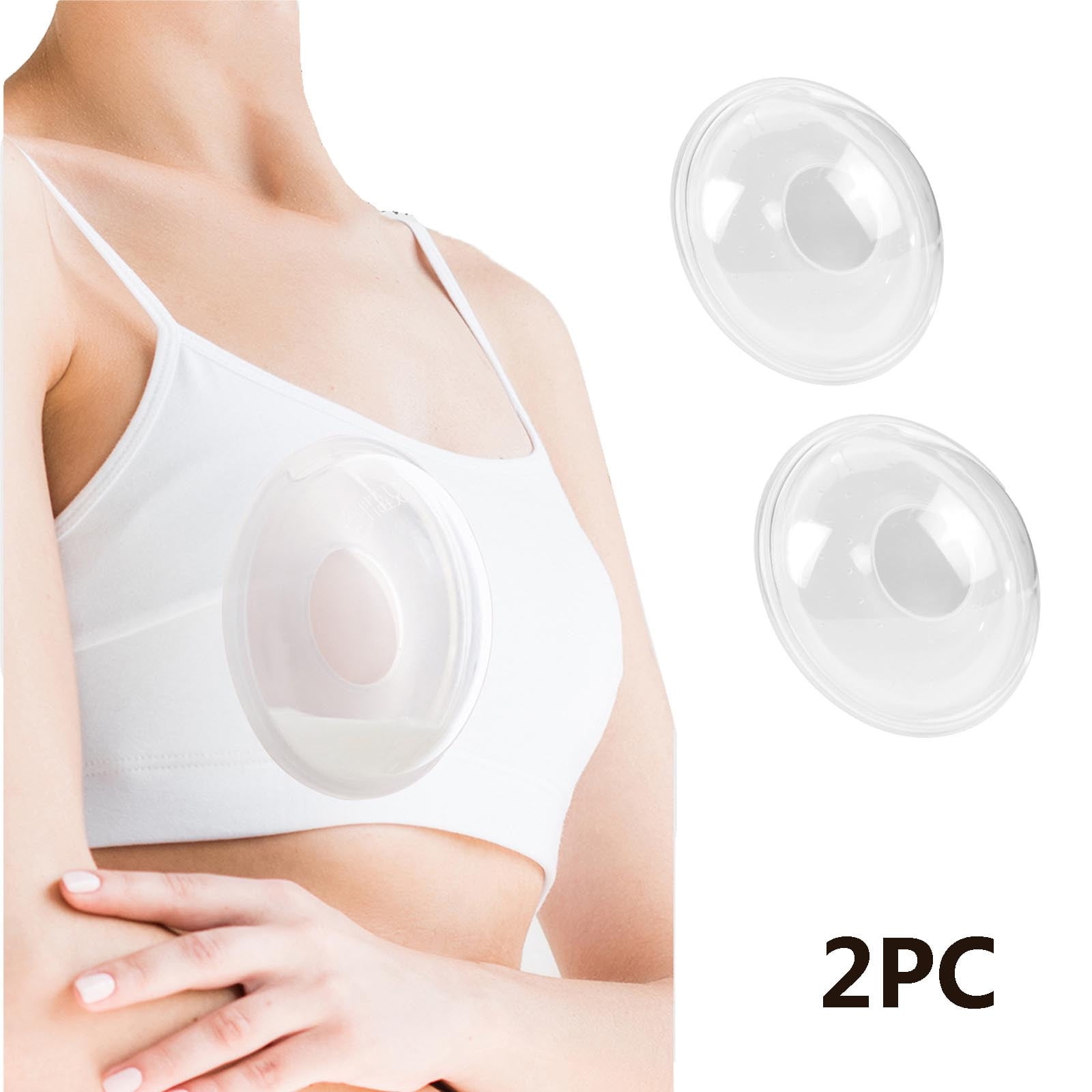 2pcs Breastmilk Collector Breast Shells Reusable Portable Breast Feeding Collector Postpartum ...