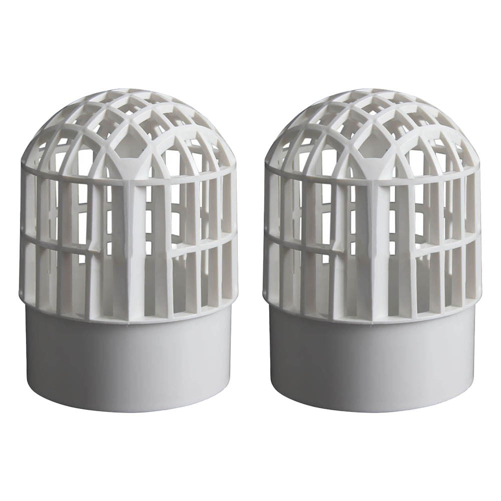 2pcs Breathable Cap Filter Pipe Air Duct Guard Mesh Vent Cover Hood ...