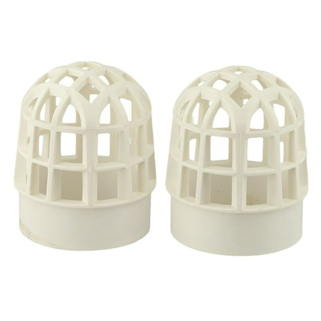 2pcs Breathable Cap Filter Pipe Air Duct Guard Mesh Vent Cover Hood ...