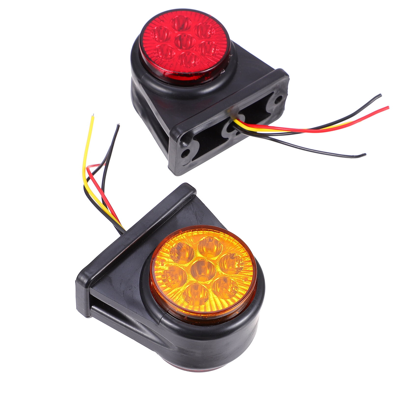 2pcs Bright Truck Trailer Light Double- side Rear LED Lamp Practical ...