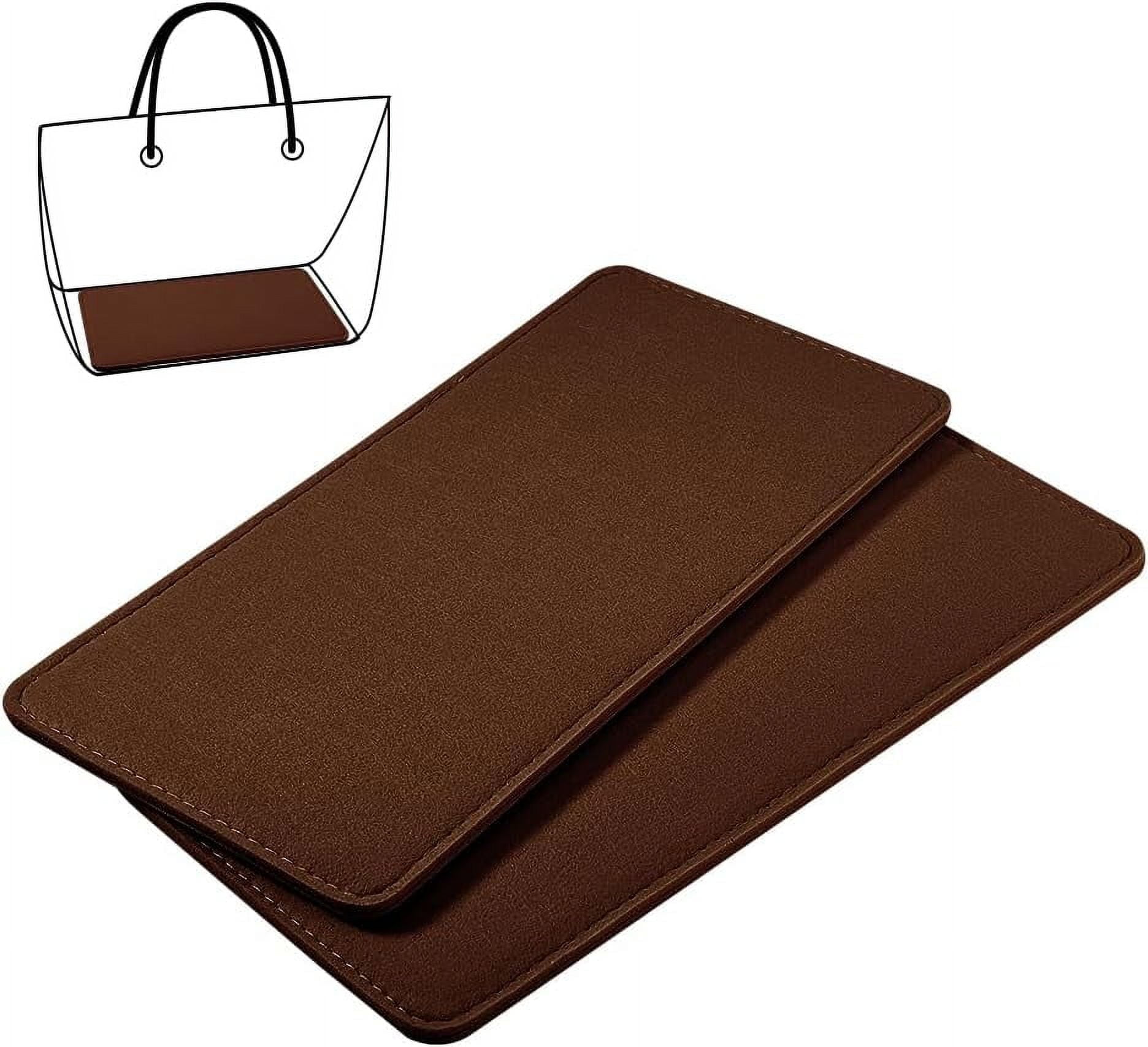 2pcs Brown Handbag Base Shaper 13.5 x 6.5 Inch Rectangle Base Insert ...