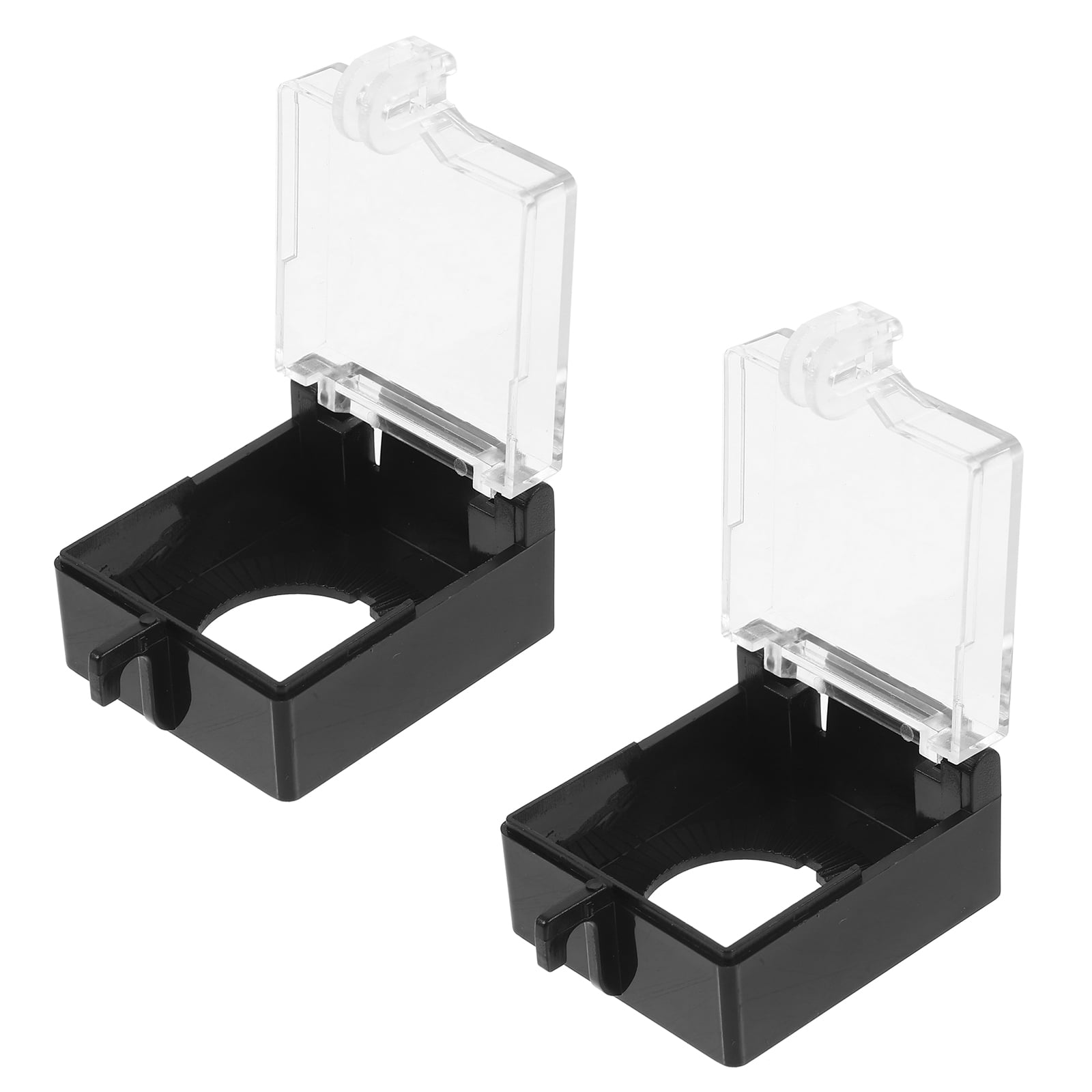 2pcs Lockable 22mm Push Button , Protective Button Cap for Start Switch ...