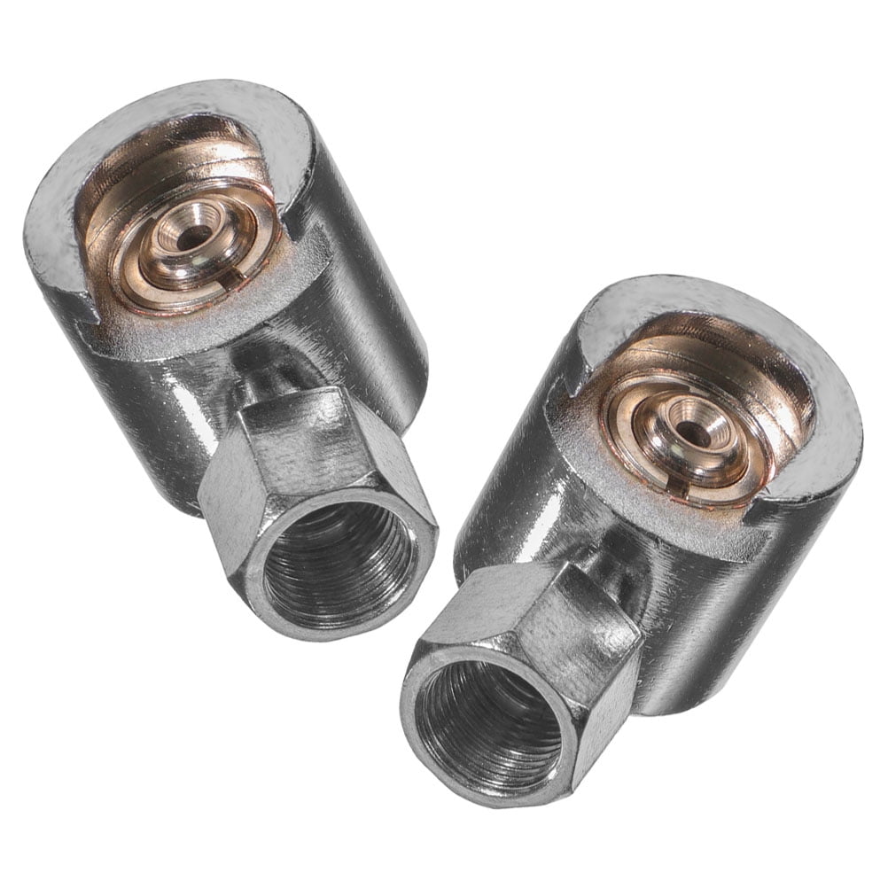 2pcs Button Grease Cap Replacement Button Grease Coupler Metal Grease ...