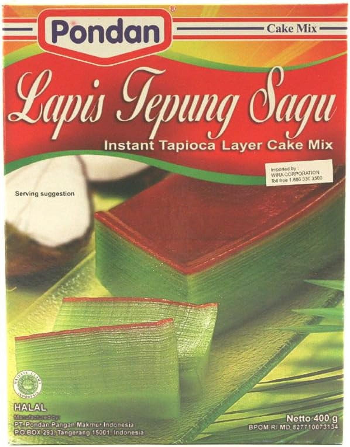 2pcs Cake Mix Tapioca Layer (Lapis Tepung Sagu) - 14oz (Pack of 1 ...