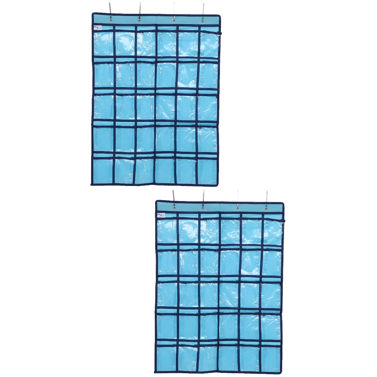 2pcs Calculator Holder Phones Holder Pocket Chart Wall Door Hanging ...