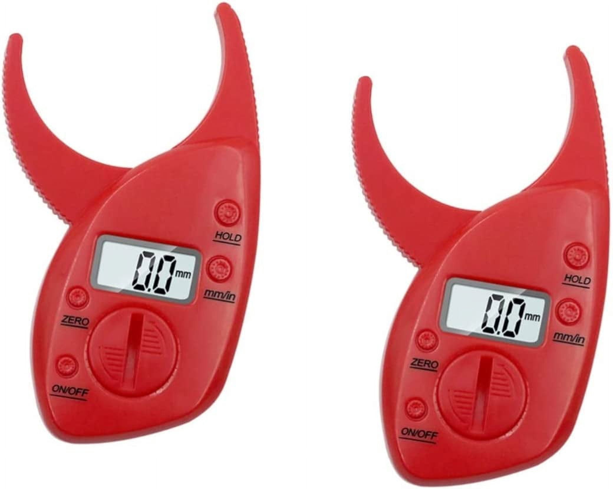 2pcs Caliper Measurement Digital Display for Skinfold Red Teller ...