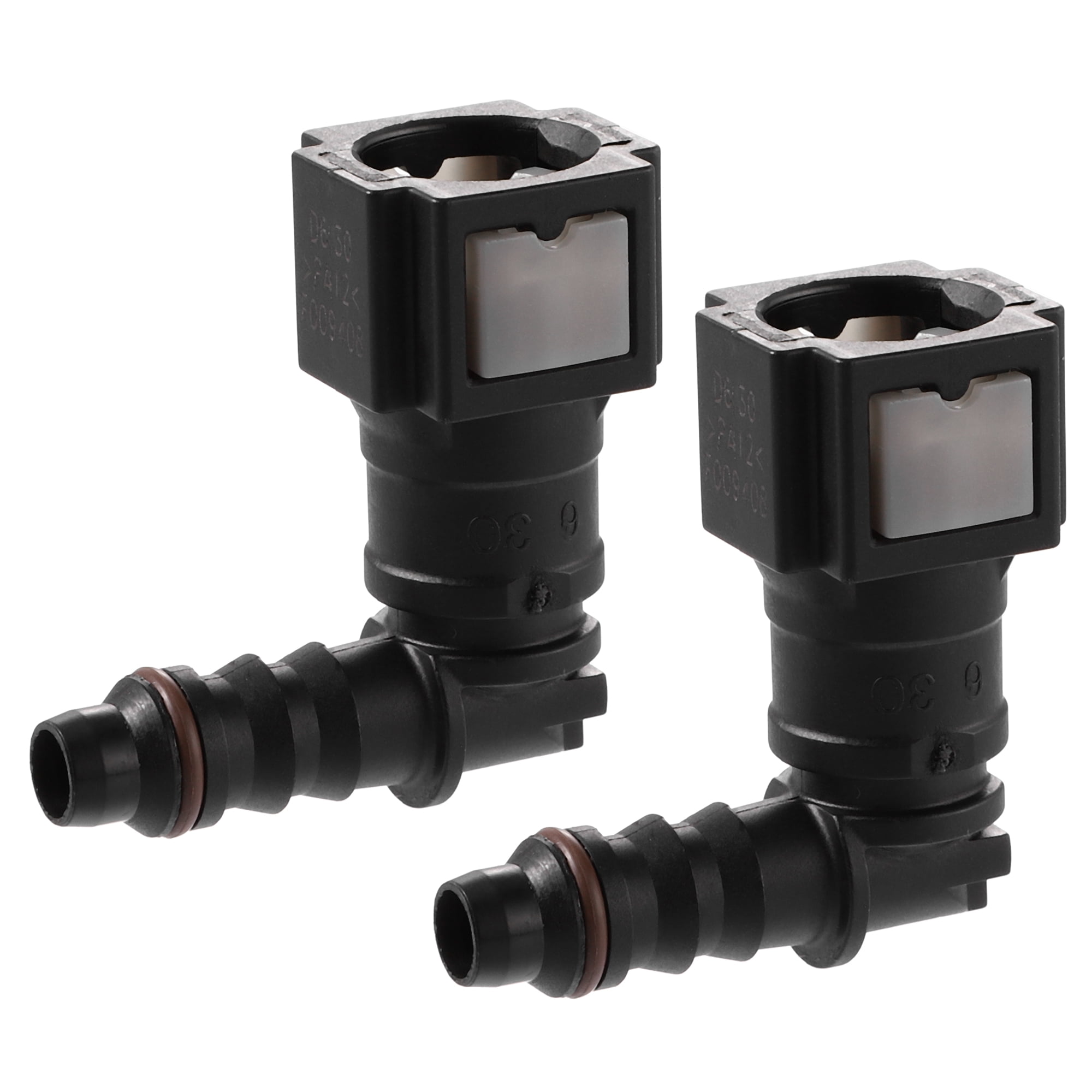 2pcs Car 1/4 Fuel Line Quick Connector Fuel Line Nylon Hose Pipe Quick ...