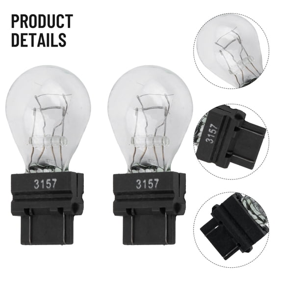 2pcs Car 3157 Signal Lamp For Brake Reverse Light Tail Turn Signal Lamp ...