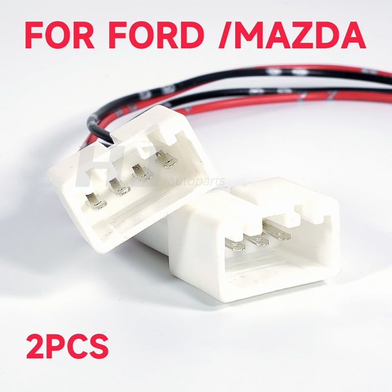 2pcs Car Audio Speaker Adapter Wire Plug Subwoofer Lossless Install ...