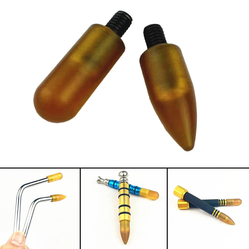 2pcs Car Body Dent Removal Repair Tools Heads Tap Down Pen Rubber Tap ...