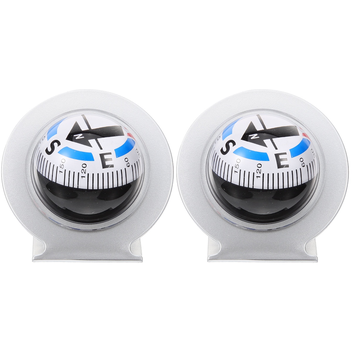 2pcs Car Compass Ball Shaped Compass Dashboard Vehicle Compass Supply ...