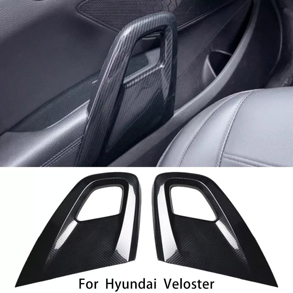 2pcs Car Door Armrest Panel Trim Cover For Hyundai Veloster 2011-2016 ...