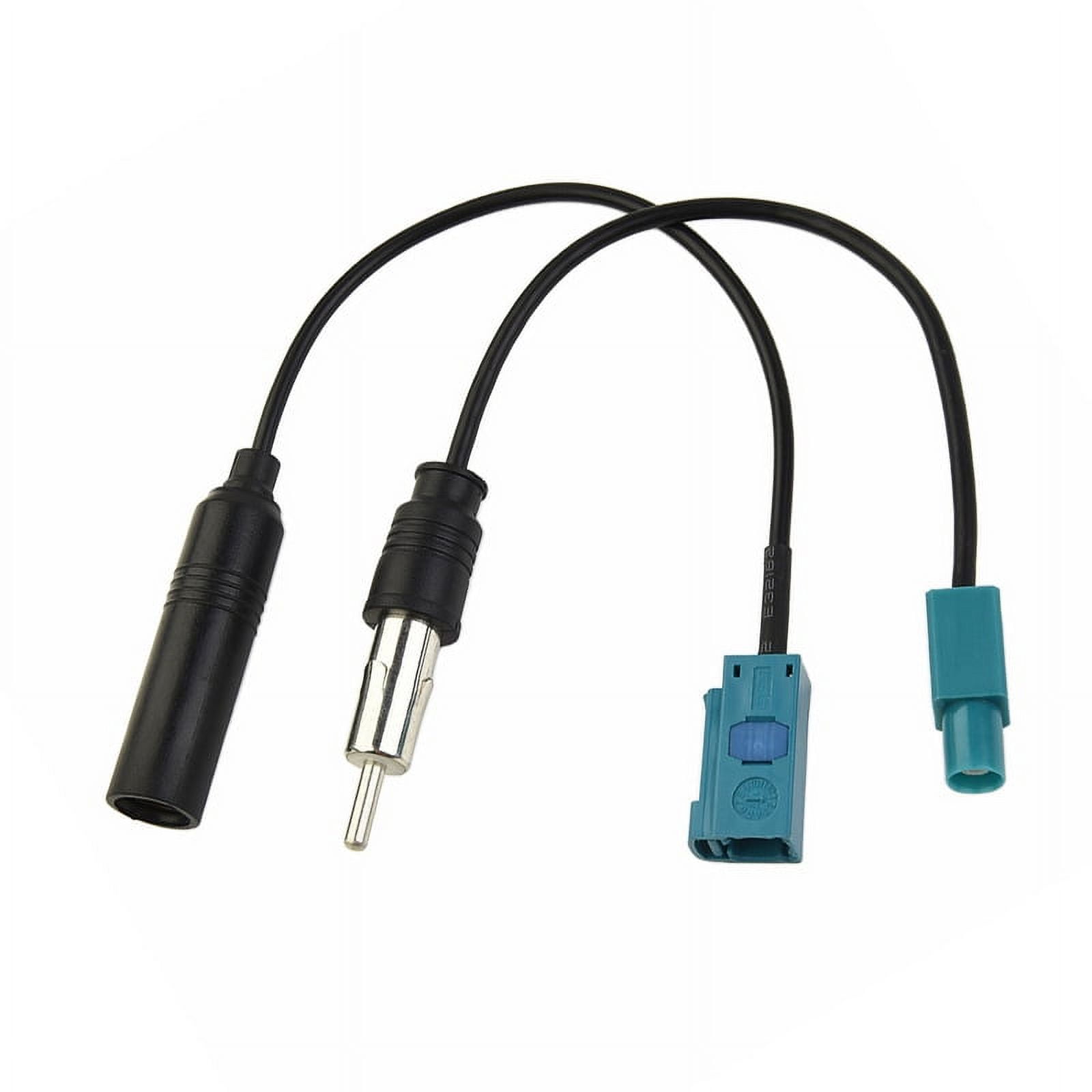 2pcs Car FM AM Stereo Radio Antenna Fakra Adapters Cables for Fakra Z Female to Din Female Fakra ...