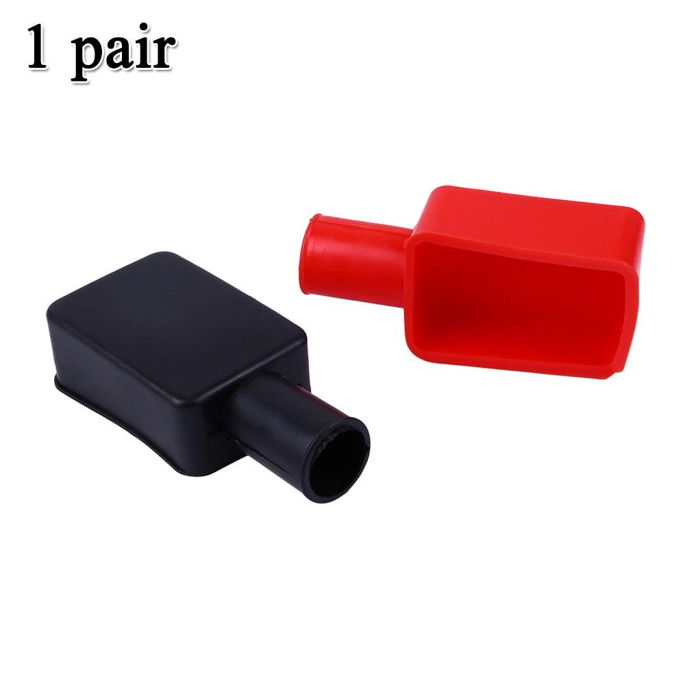 2pcs Car Positive Battery Terminal Insulating Cap Cover Wire Connector ...