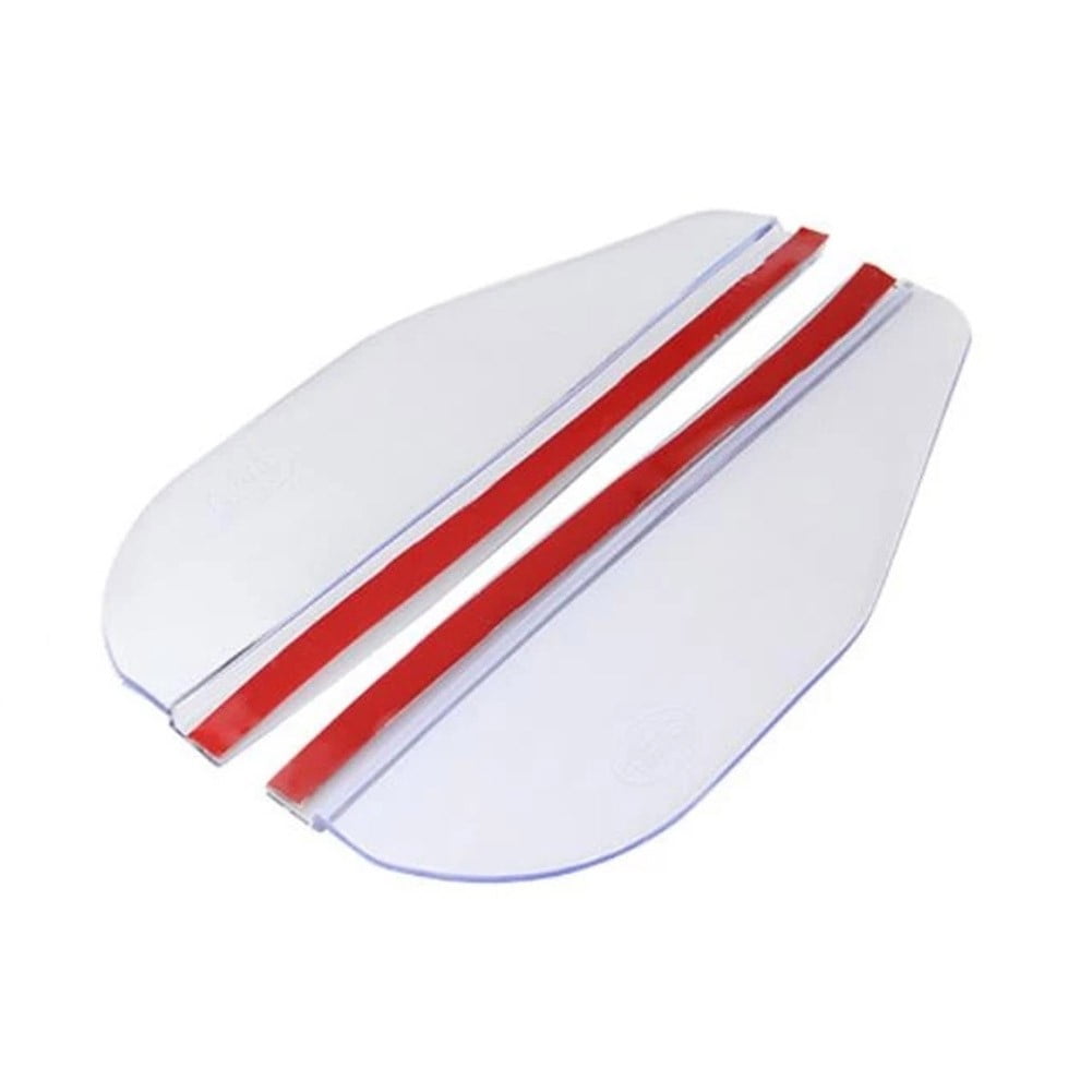 2Pcs Car Rearview Mirror Rain Shields Rain Eyebrow Rain Covers Carbon ...