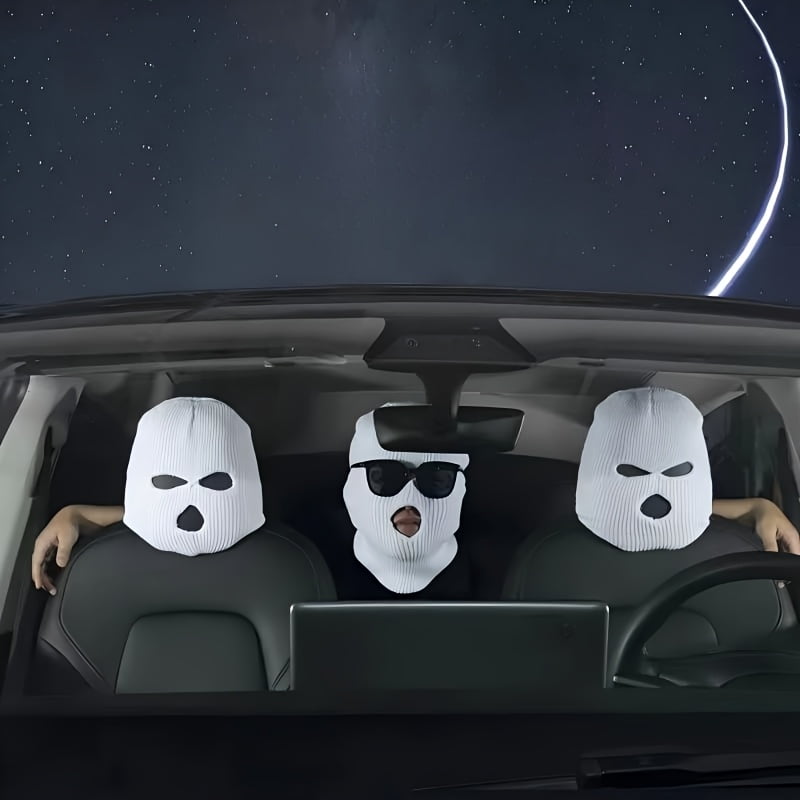 2pcs Car Seat Headrest Cover - Universal Car Interior Accessories, Soft ...