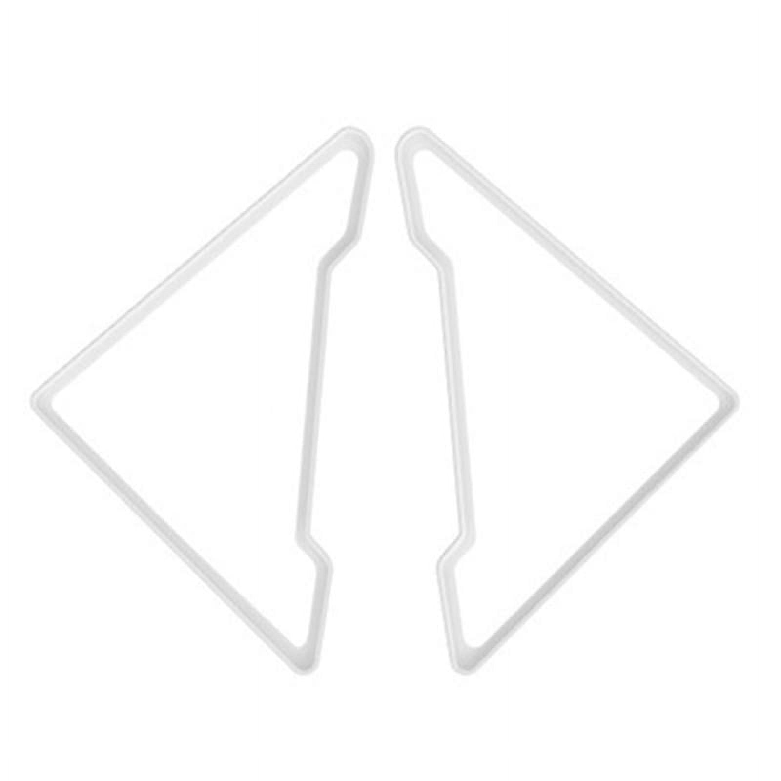 2pcs Car Shield Rubber Scratch Door Corner Guards Bumper Crash Scratch ...