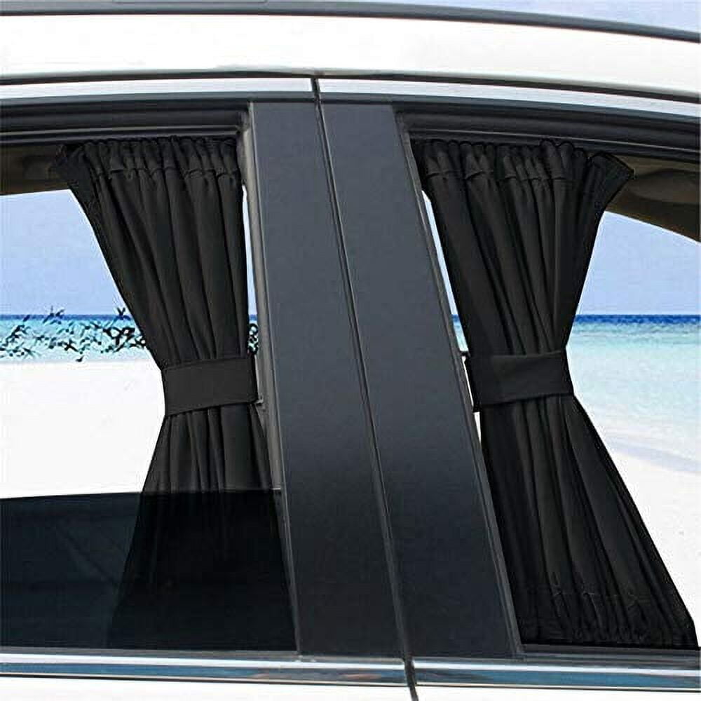 2pcs Car Side Window Curtains, Breathable Mesh Car Window Sunshades ...