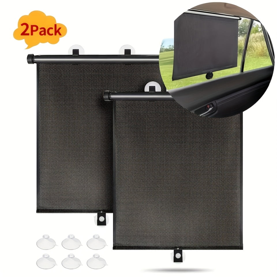 2pcs Car Side Window Sunshade, Easy to Install, UV and Heat Protection ...