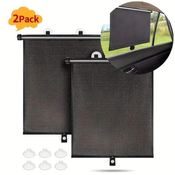 2pcs Car Side Window Sunshade, Easy to Install, UV and Heat Protection ...