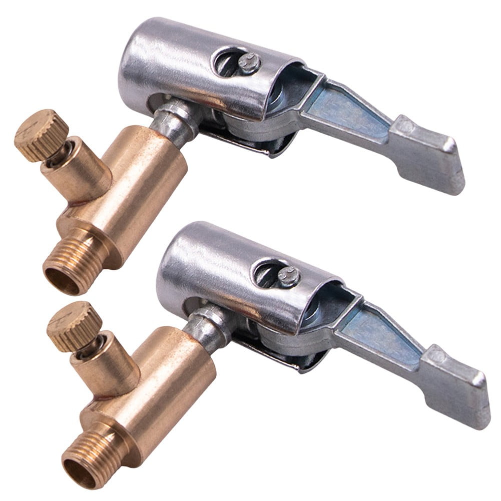 2pcs Car Tire Inflator Valve Extender Air Pump Quick Connector Deflate ...