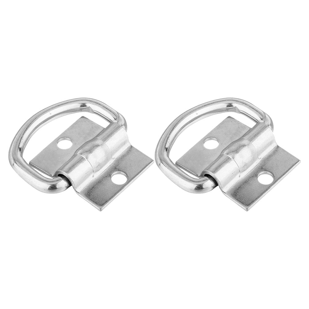 Silver Galvanized Iron Car Anchor Rings for Safe Transportation 2pcs ...