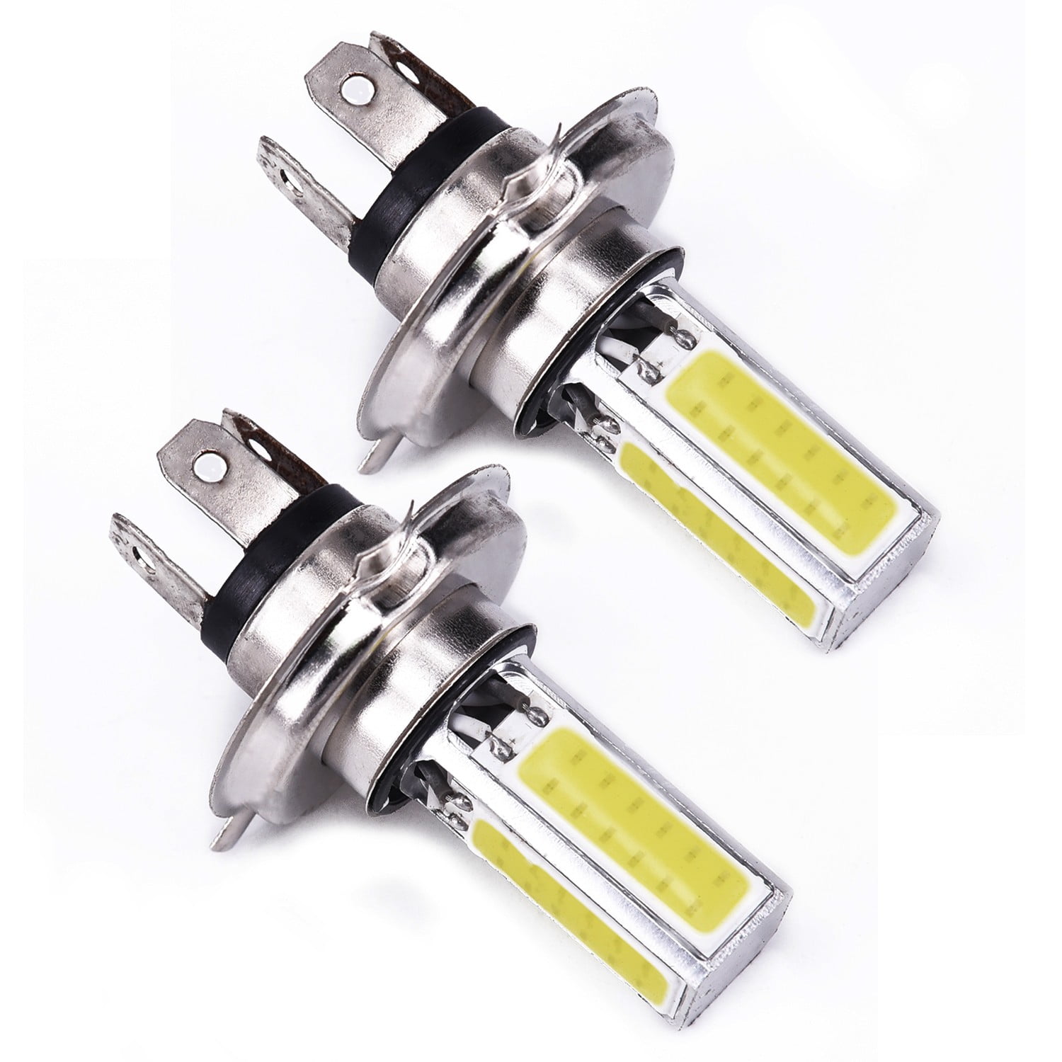 2pcs/Set Car White Headlights 6000K H4 HB2 LED Fog Lights 12V H4/HB2/9003 Driving Lamps ...