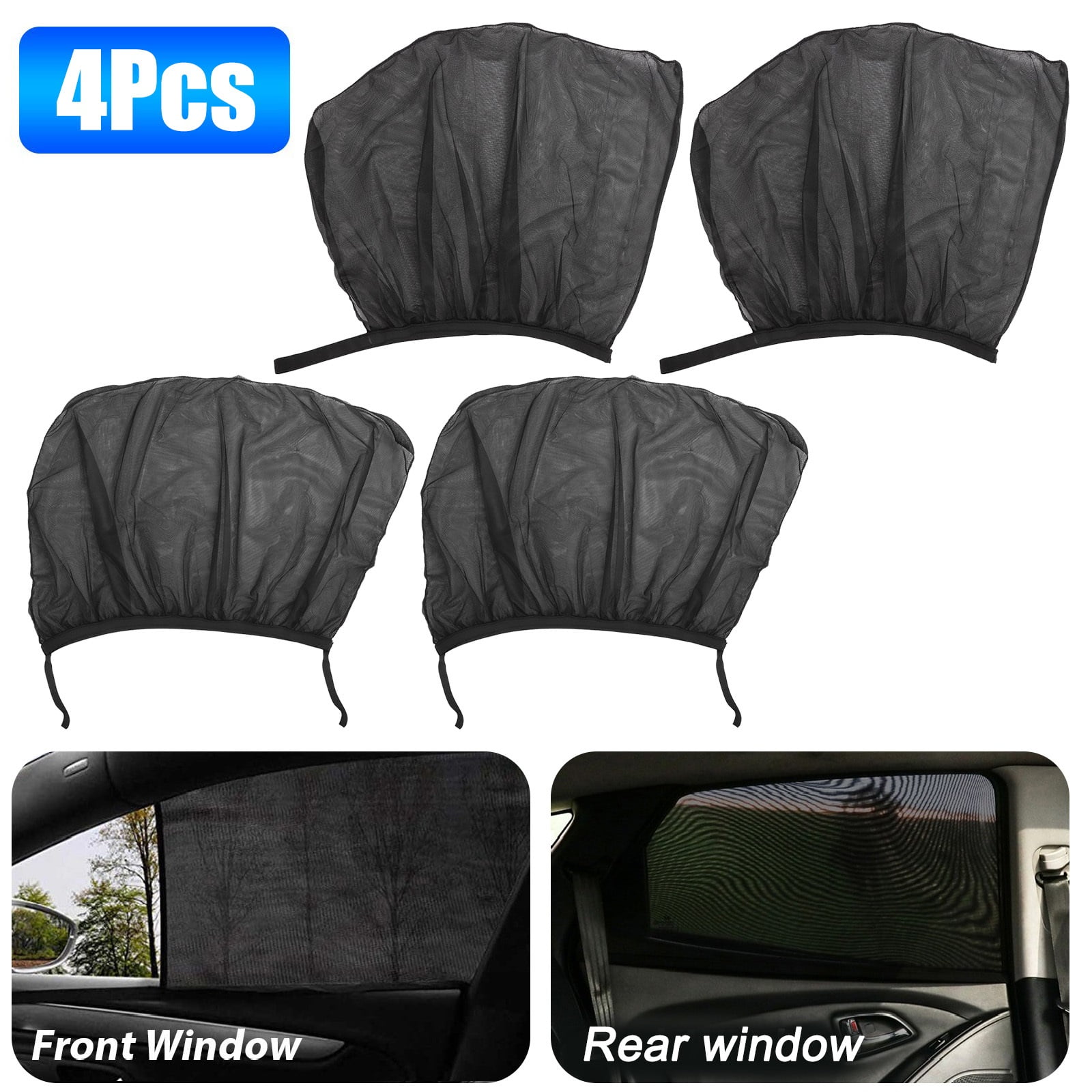 2pcs Car Window Sun Shades, Universal Car Window Screens, Mesh Sun ...