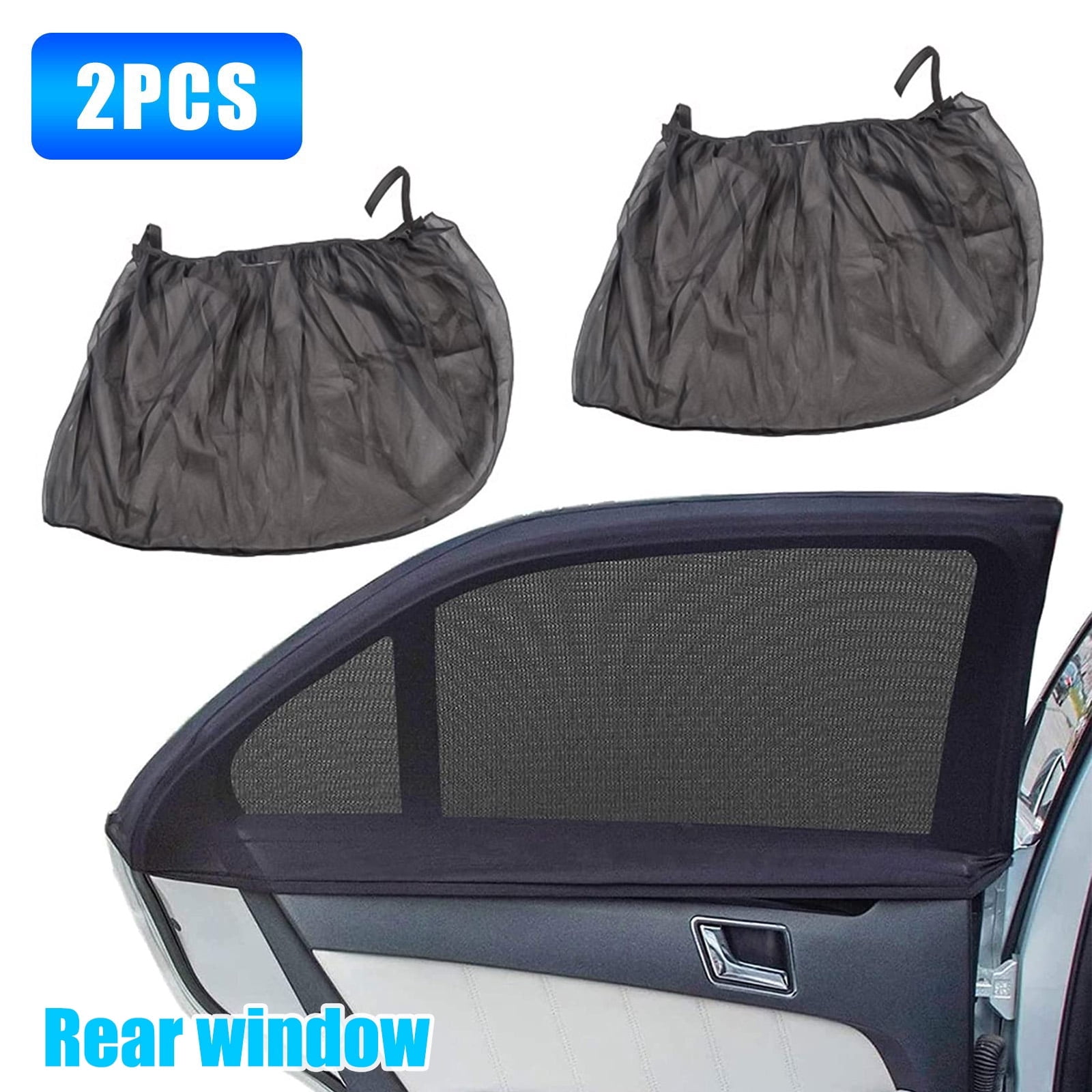 2pcs Car Window Sun Shades, Universal Car Window Screens, Mesh Sun ...