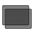 2pcs Car Windshield Sun Shade - Mesh Static Cling Window Stickers for ...