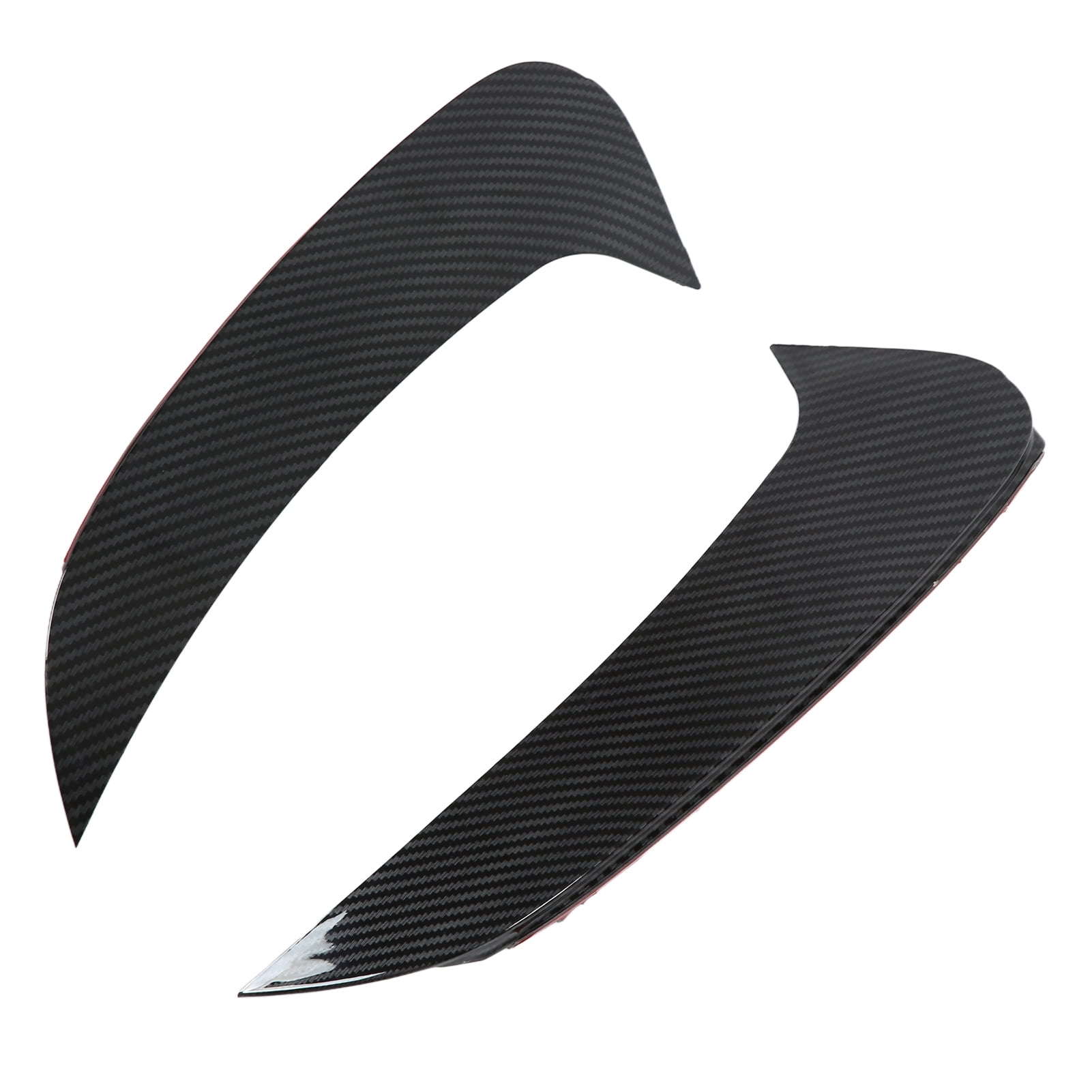2pcs Carbon Fiber Style Rear Bumper Air Vent Trim Replacement for ...