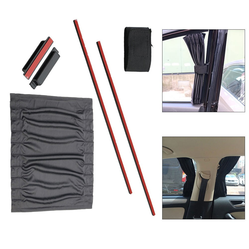 2pcs Cars Curtains And Sunshades Cars Privacy Partition Curtains Rear ...