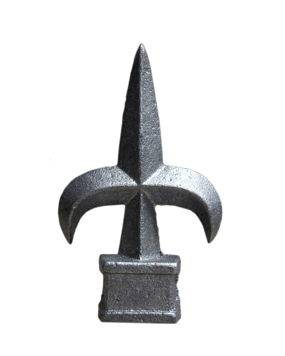 2pcs Cast Iron Fence Topper Banana Peel Tri-Point - 3/4" Ornamental ...