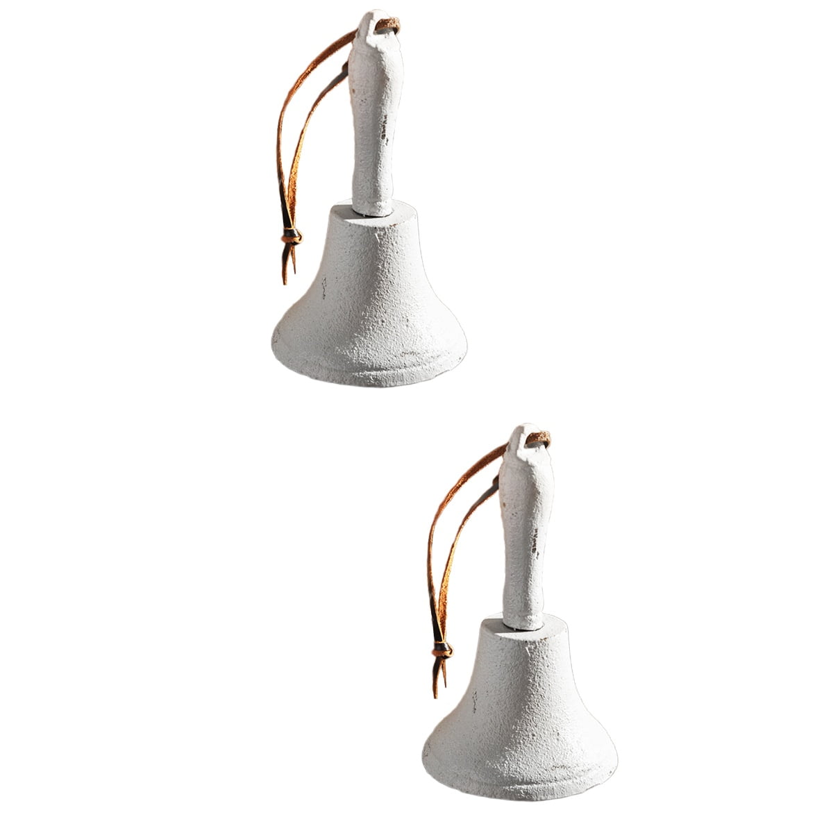 2pcs Cast Iron Hand Bells Retro Countryside Hand Bells Iron Bells ...