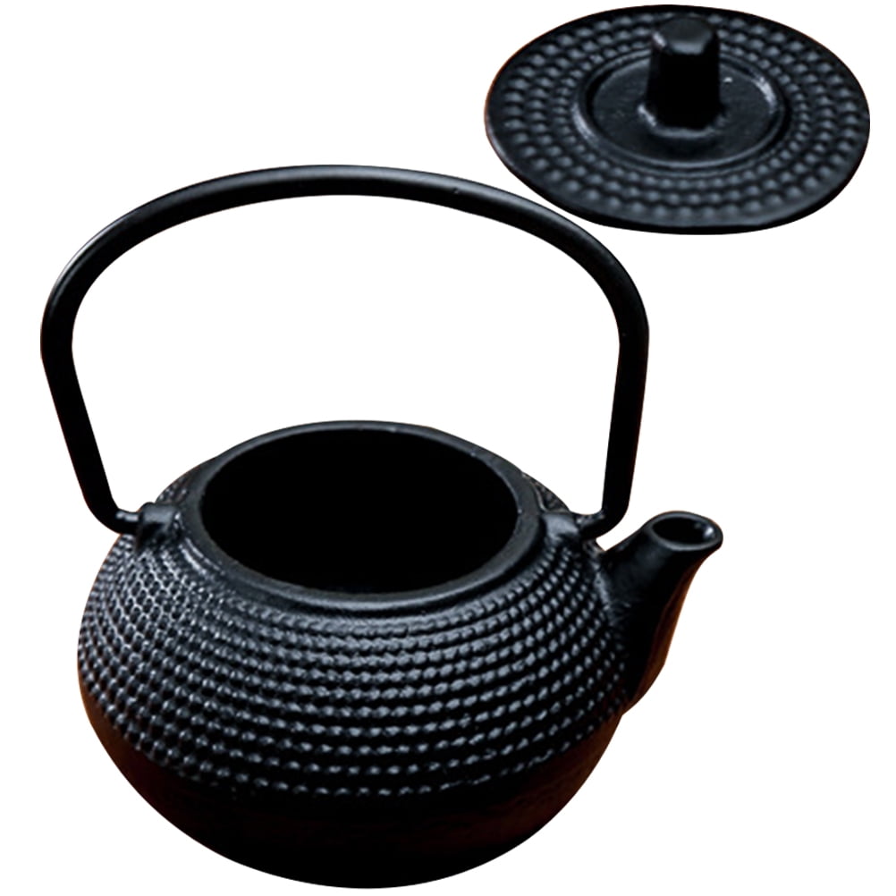 2pcs Cast Iron Tea Kettle Decorative Tea Kettle Small Tea Pot Office ...