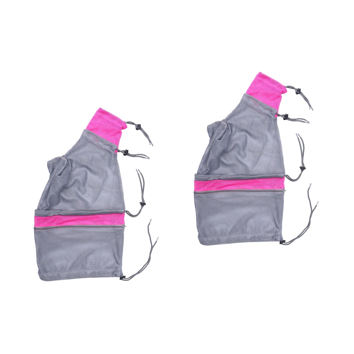 2pcs Cat Grooming Bag Cat Restraint Adjustable Bag Washing Shower Mesh ...