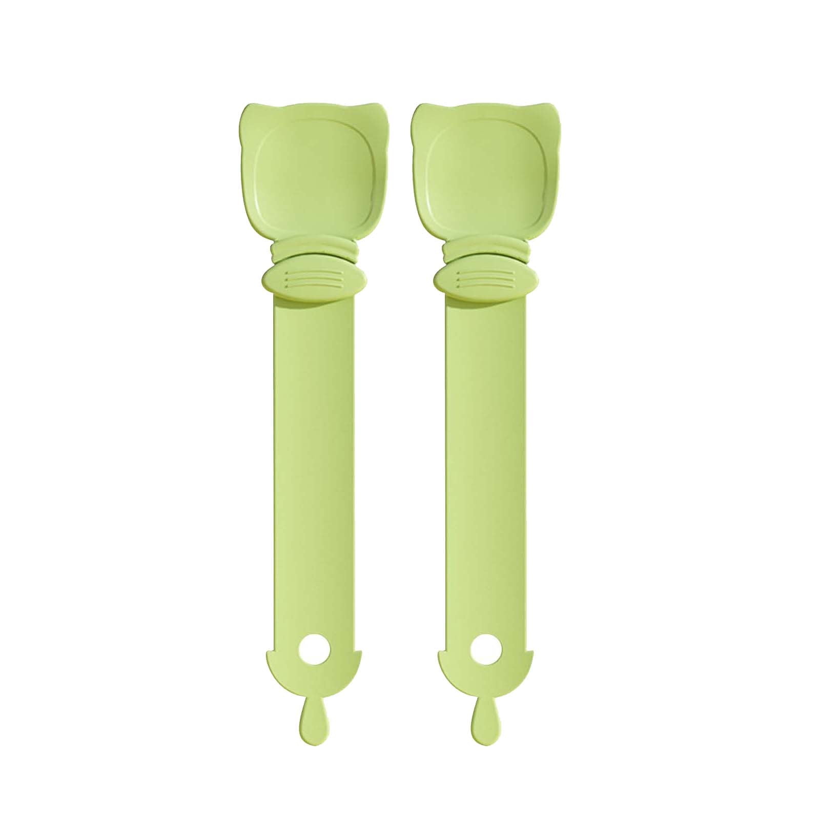 2pcs Cat Treat Squeezing Spoon, Quantitative Feeding Cat Treat ...