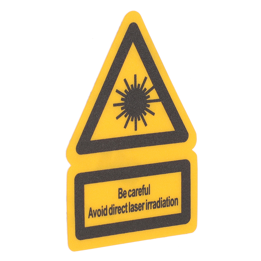 Yellow Safety Warning Sign Stickers for Home Use 2pcs Enhance Safety ...