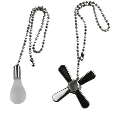 Barhoo Pull Chain Extension Fan Pull Chain 12 Inch Decorative Ceiling ...