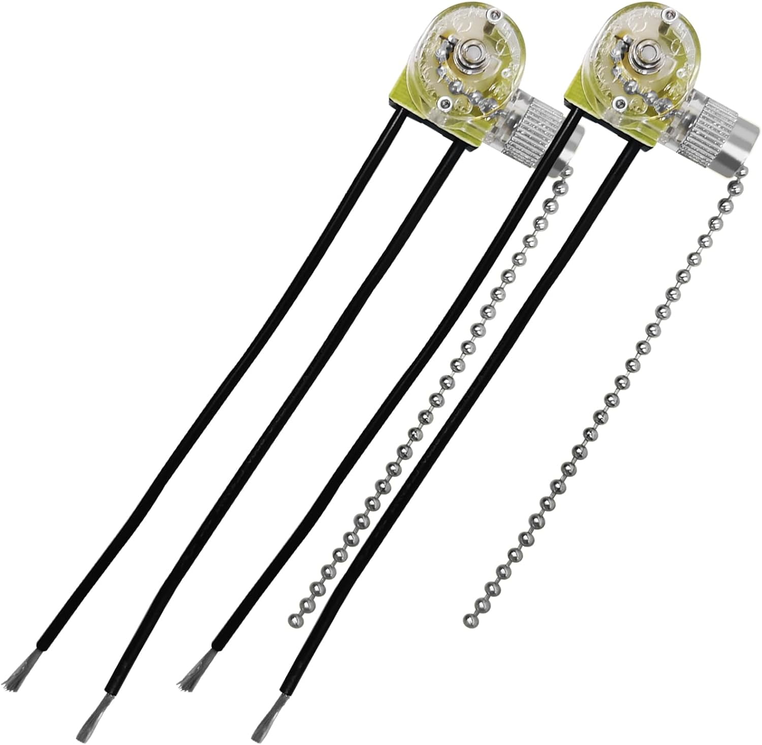 2pcs Ceiling Fan Pull Chain Switch Zing Ear ZE-109 3A/250VAC 6A/125VAC ...