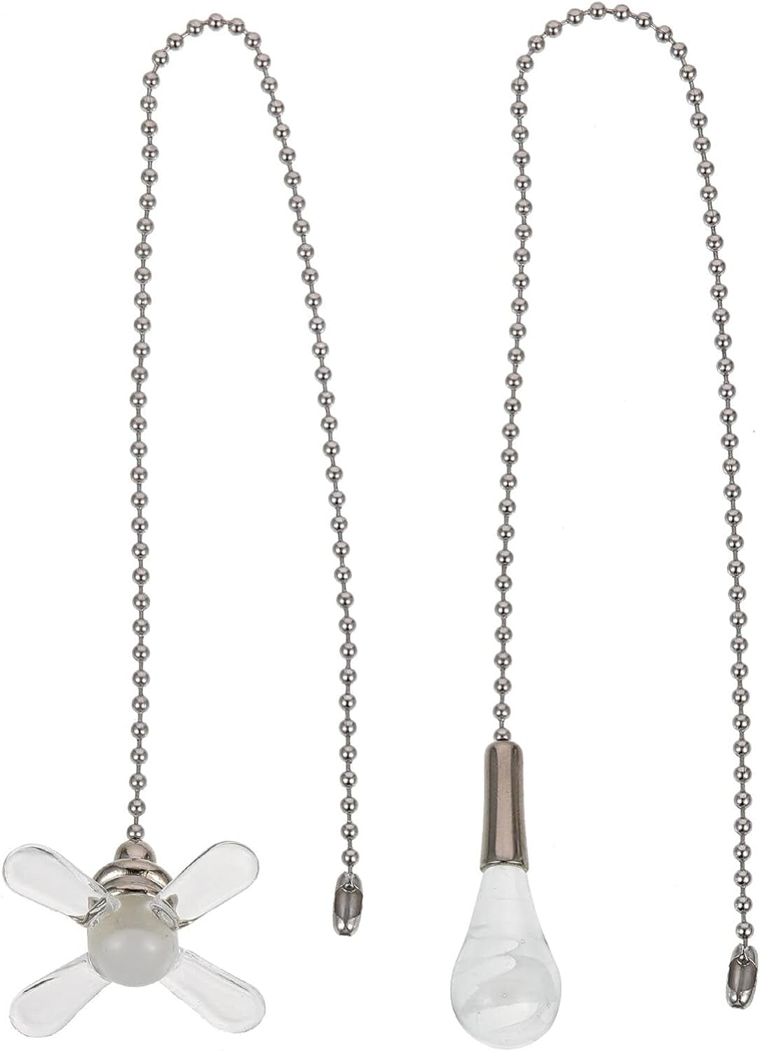 2pcs Ceiling Fan Pull Chains Decorative Fan Pull Chain Extension for ...
