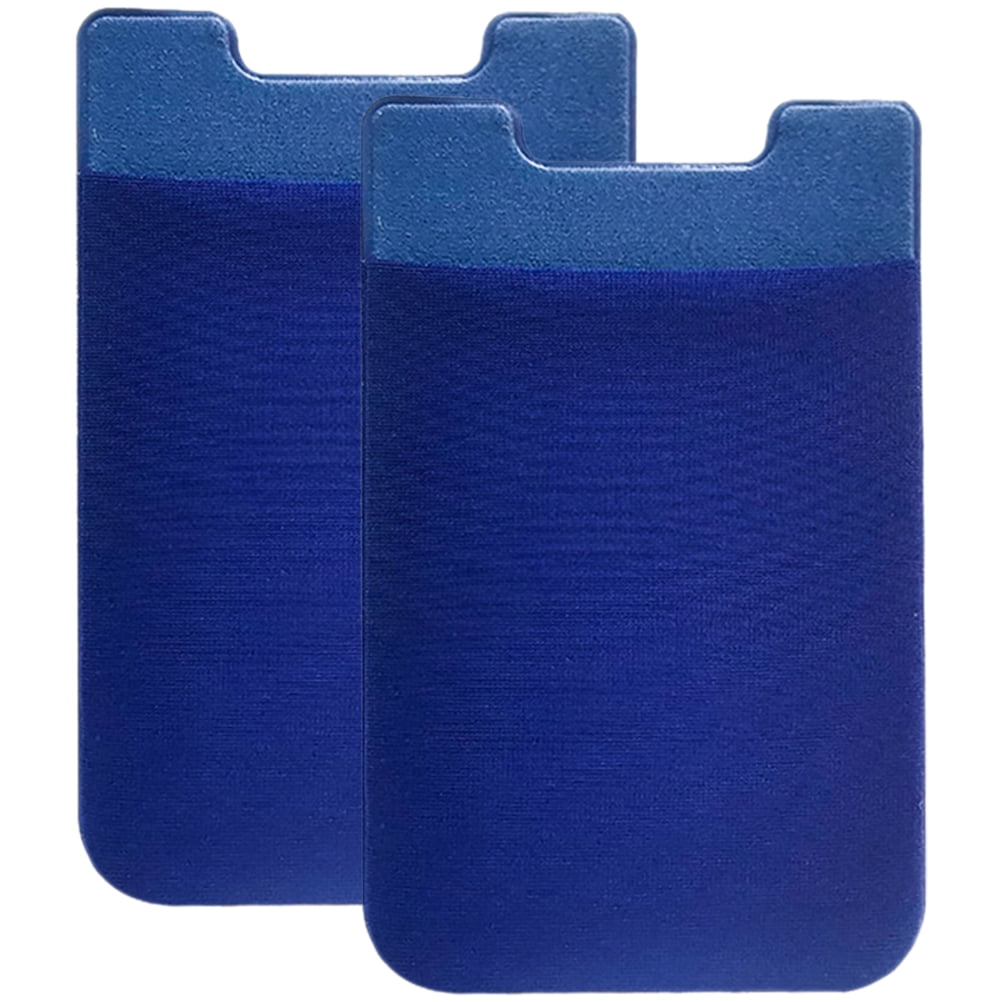 2pcs Cell Phone Back Pouches Cards Sleeves Adhesive Phone Pockets Cards ...