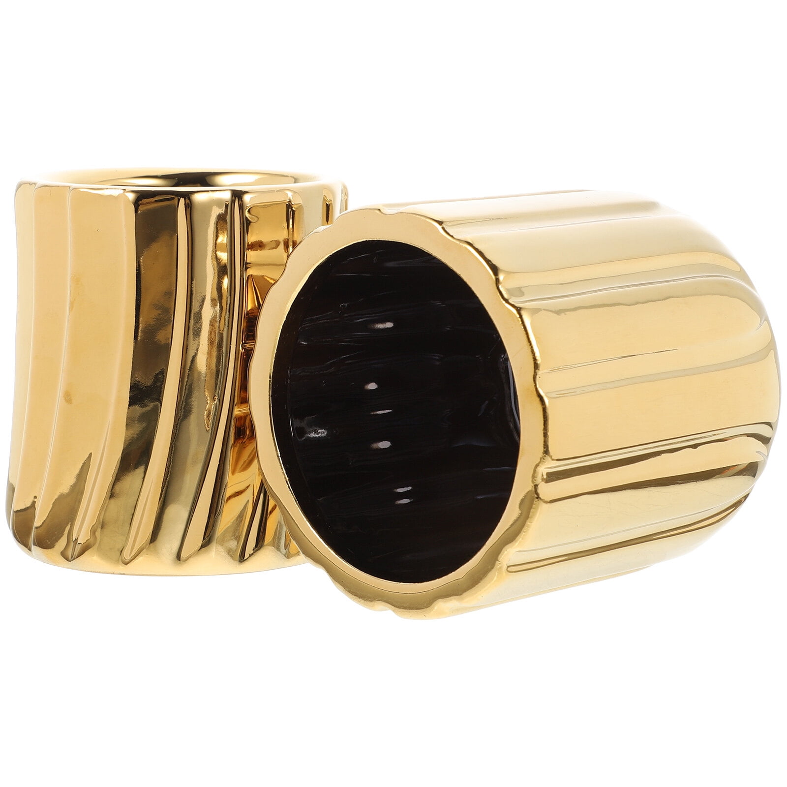 2pcs Ceramics Plants Pots Simple Flower Pots Bonsai Succulent Planter ...