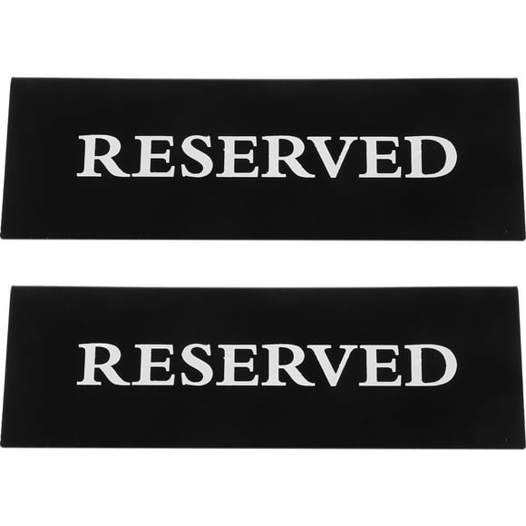 Reserved Signs Chairs
