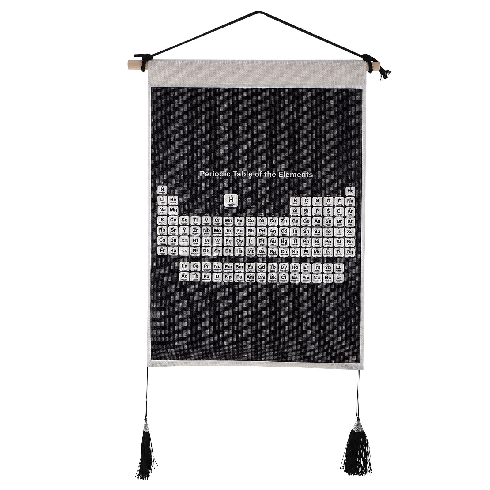 2pcs Chemistry Chart Hanging Painting Classroom Periodic Table of ...