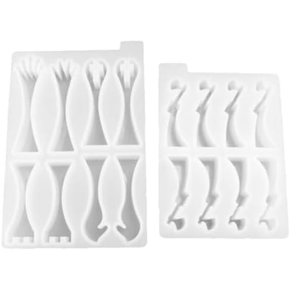 2pcs Chess Resin Mold Set 3D Silicone Chess Piece King Mold Soldier for ...